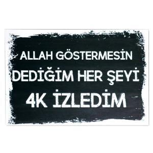 Duvar Yazisi: Sözünü Tartmadan Söyleyen - Ahsap Poster